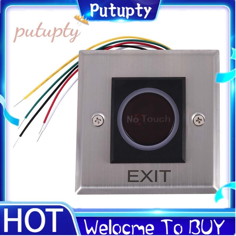 Infrared Sensor Switch No Contact Contactless Switches Door Release Exit Button with LED ...
