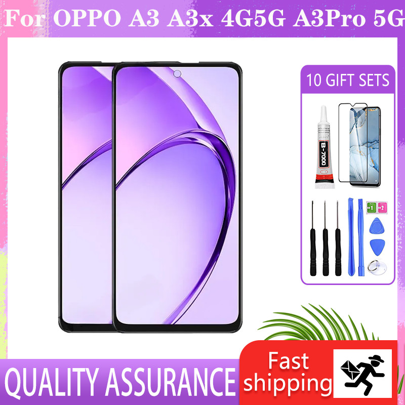 Original OPPO A3 A3x 4G 5G A3 Pro 5G 2024 LCD Display Touch Screen ...