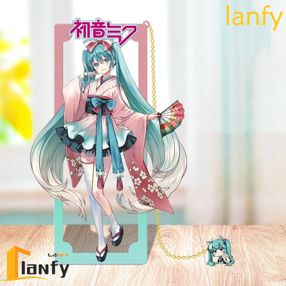 LANFY Hatsune Miku Book Mark, Metal Message Cards Hatsune Miku Metal ...