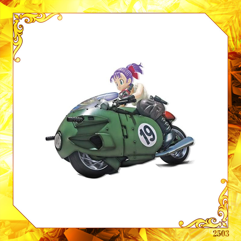 Figure-rise Mechanics Dragon Ball Bulma's Variable No. 19 Bike Colored Plastic Model Kit ...