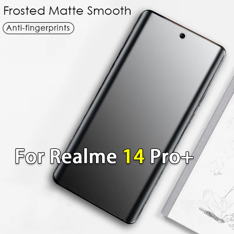 1-3 Pcs Curved Matte finish 9H Full Screen Cover Protector For Realme ...