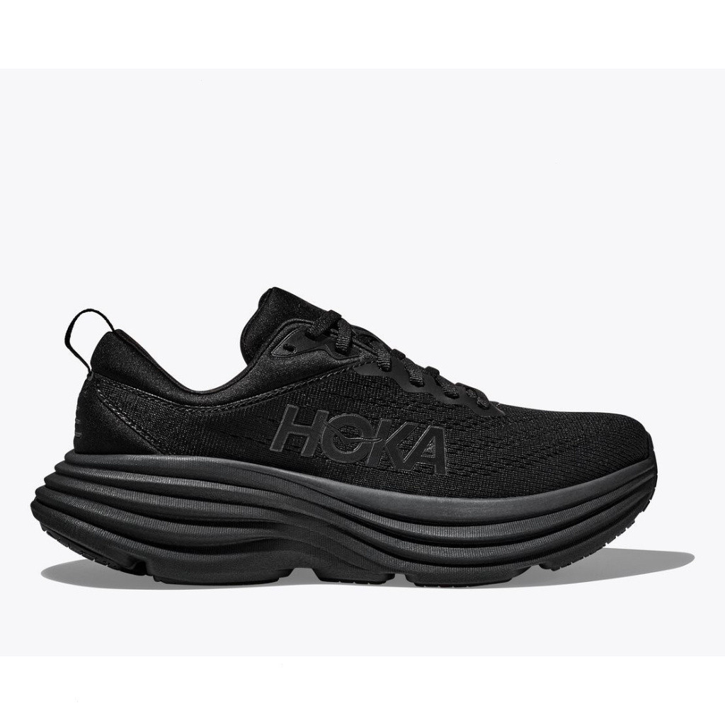 Hoka Bondi 8 x-wide (4e) | men's | black/black | Shopee Malaysia