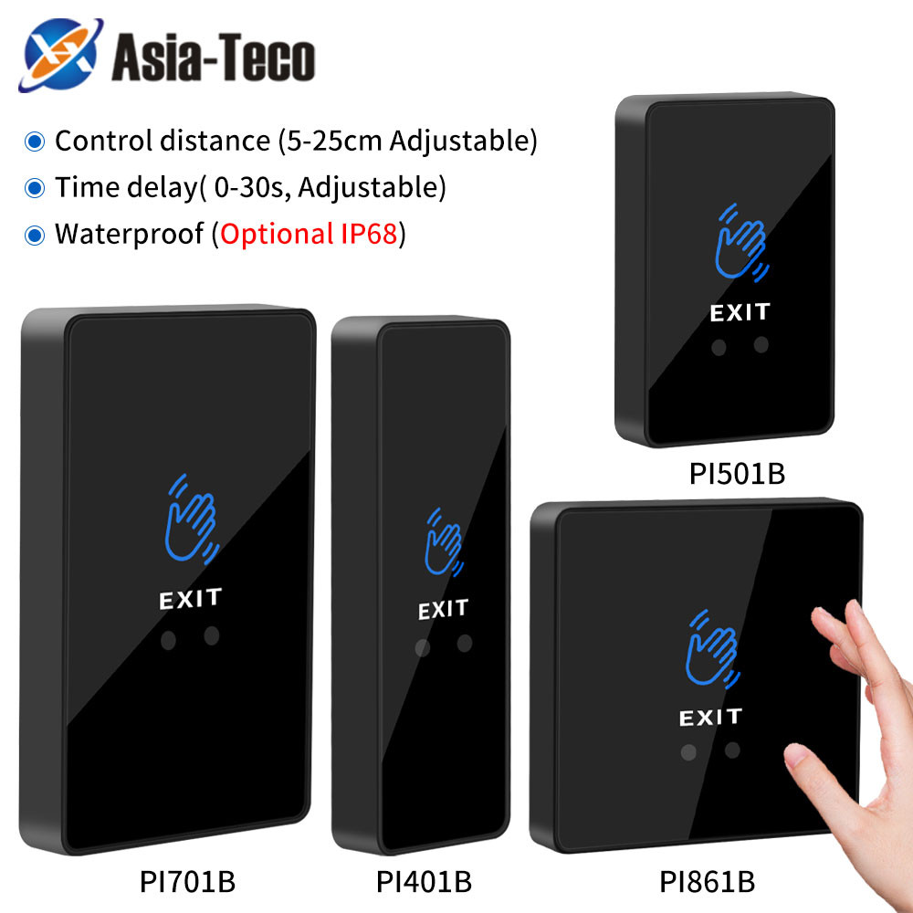 Surface Infrared Sensor Switch No Touch Contactless Switches Wave to Release Door Lock Exit ...