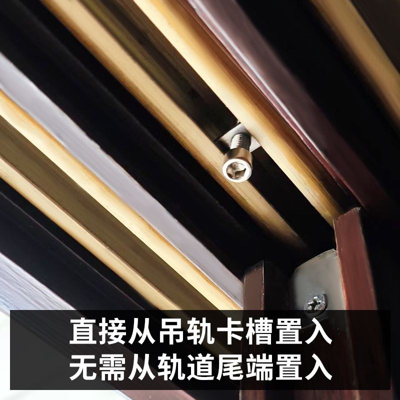 Hanging Rail Track Limiter Locator Wooden Door Hanging Rail Sliding ...