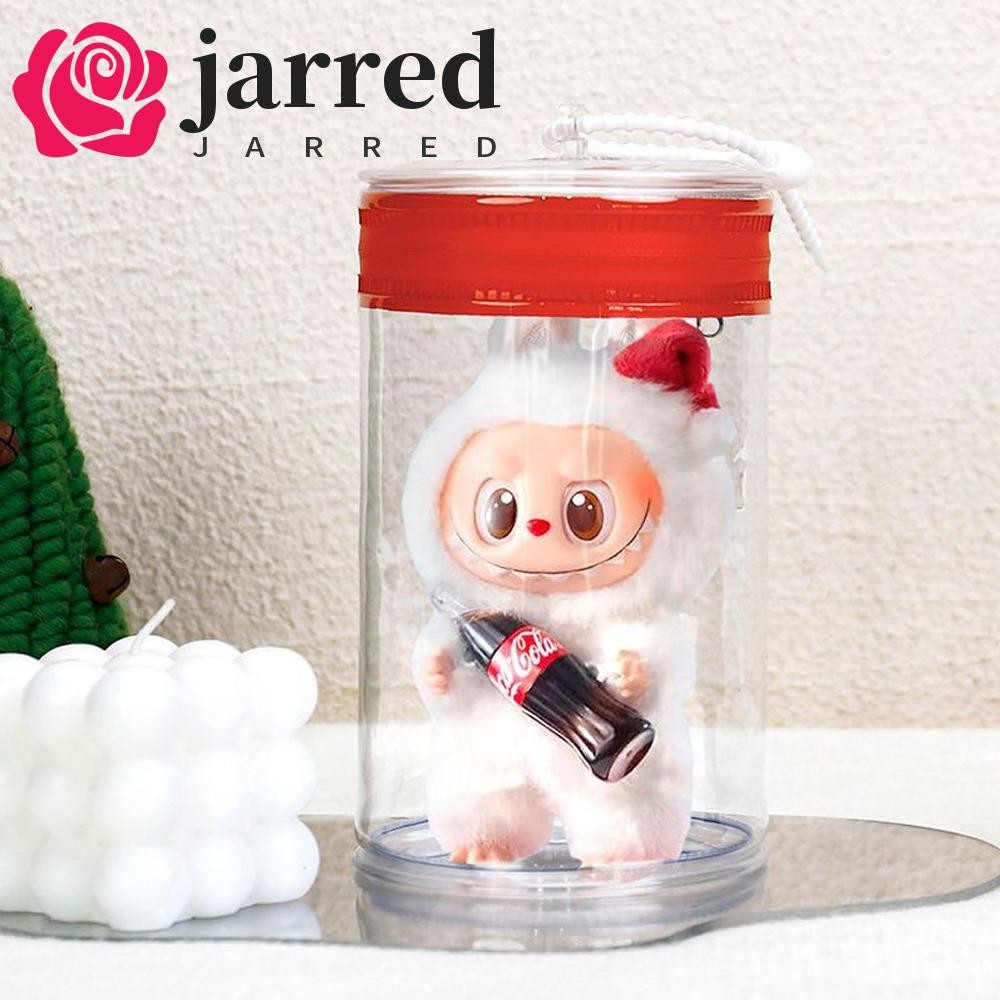 JARRED Labubu Clear Outdoor Doll Bag, Transparent Pop Mart Labubu Doll ...