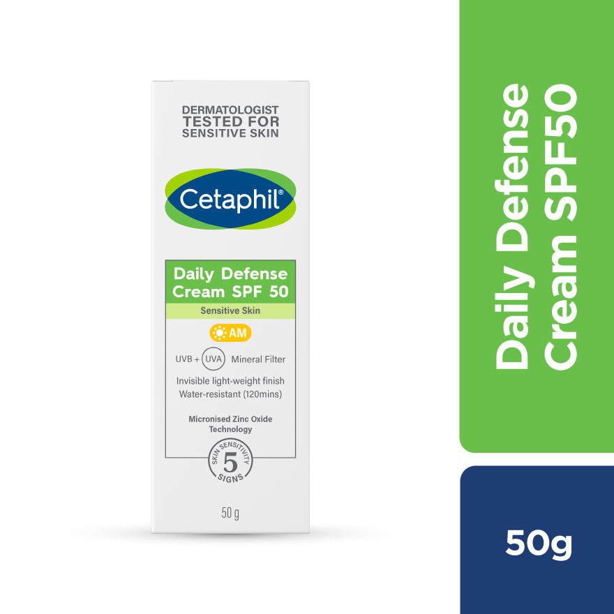CETAPHIL Daily Defense Cream SPF 50 For Face & Body 50ml | Shopee Malaysia