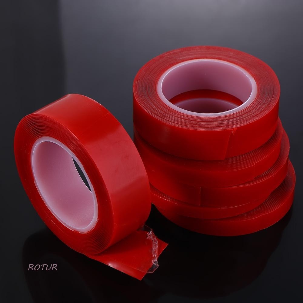 ROTUR Sided Adhesive Waterproof Reusable Transparent No Traces Adhesive ...
