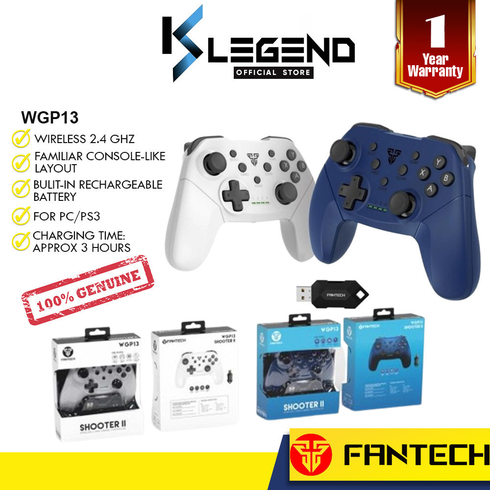 Fantech WGP13 Shotter II Wireless 2.4GHZ Gaming Controller | Shopee ...