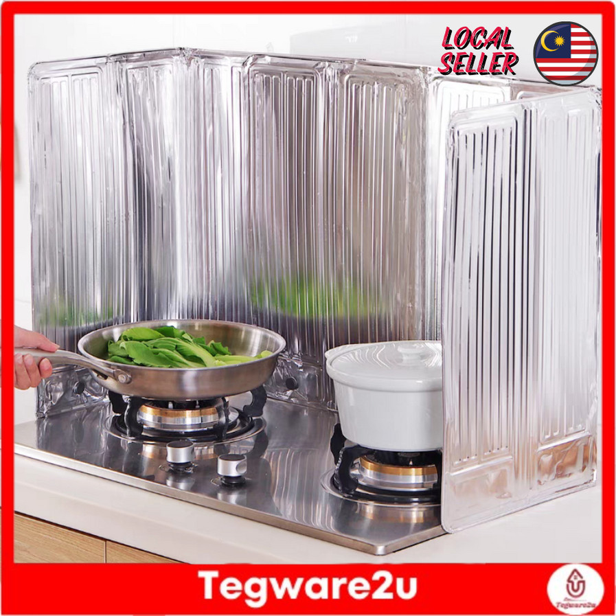 3 Sides Oil Splash Guard Aluminum Foil Stove Shield Oil Splatter Screen ...