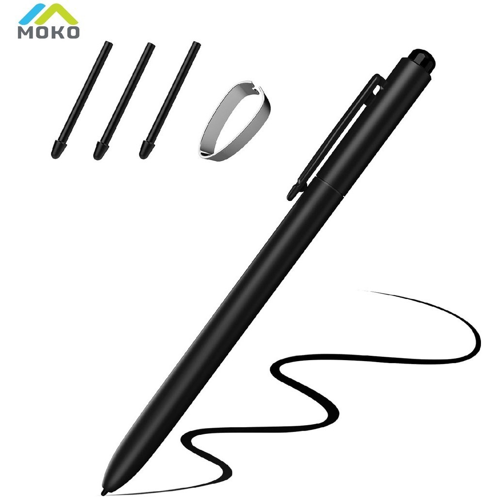 MOKO Magnetic Remarkable 2 Pen with Eraser, EMR Stylus Digital Pen ...