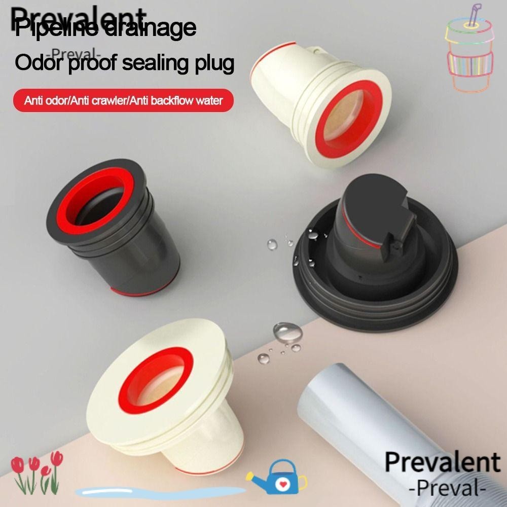 PREVAL Shower Floor Drain Core, Anti-odor Dectable Sink Strainer, Useful Backflow Preventer ...