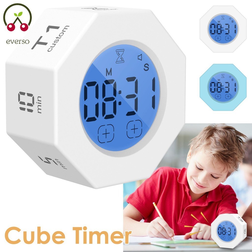 Digital Timer Productivity Timer with 7 Timekeeping Mode 1.4 Inch LED ...