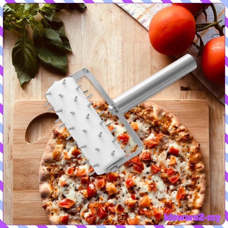 [KlowareafMY] Pizza Roller Docker Pizza Pins Bakery with Handle Pastry ...