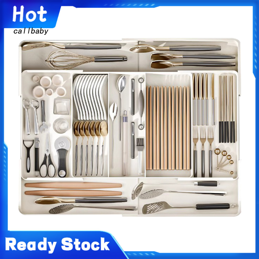 KDCL- Retractable Kitchen Organizer Kitchen Utensil Organizer ...