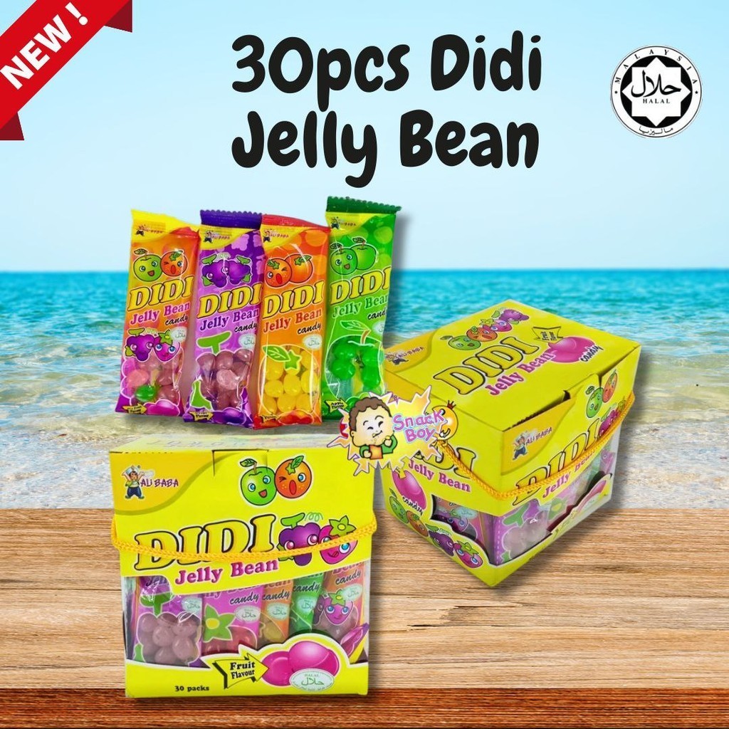 30pcs Didi Jelly Bean Chewy Fruit Candy Individual Pkt | Shopee Malaysia