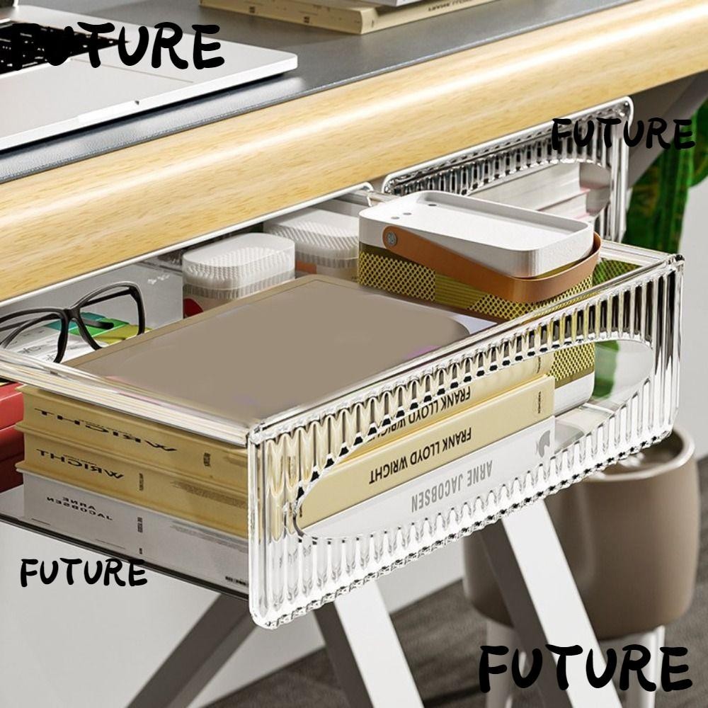 HL-FUTU Undertable Drawer, Large Capacity Pull Out Storage Box Table ...