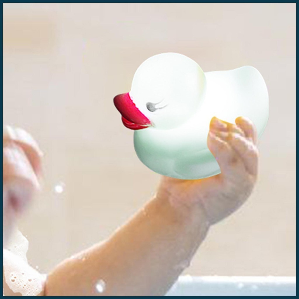 Rubber Ducks for Bath Water-Sensing LED Animal Bath Toys Preschool ...