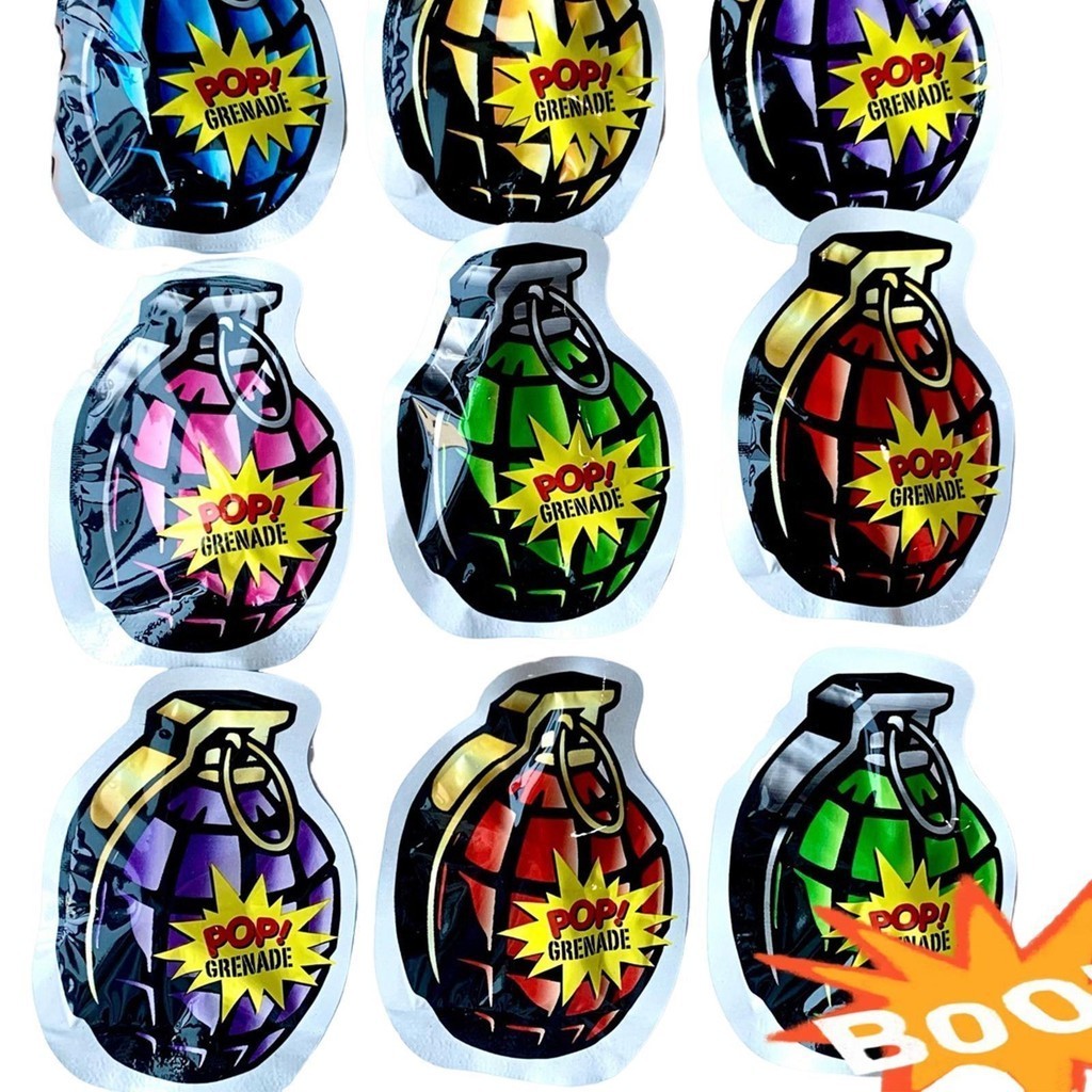 20/40pcs Bomb Fart Bags Funny Grenade Shape Glitter Bomb Prank Package ...