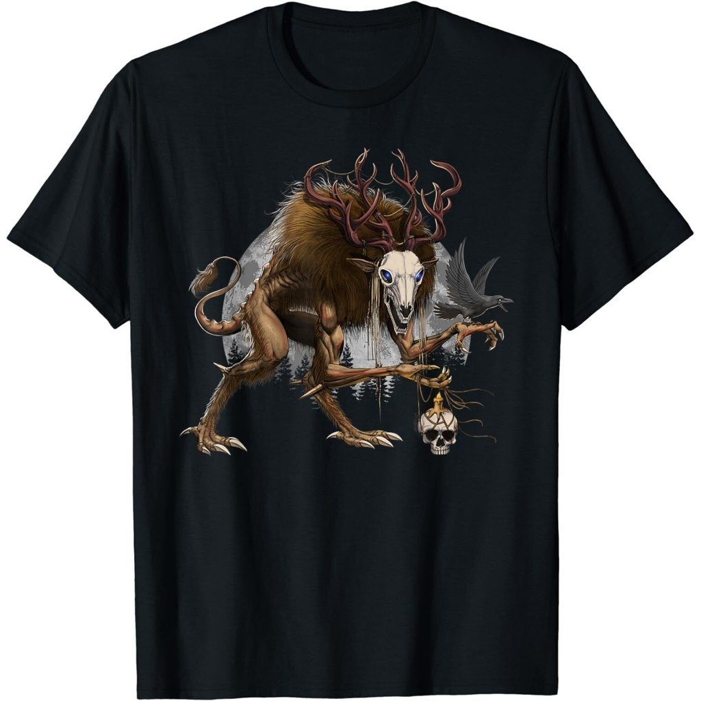 Wendigo Cryptid Creature Horror Cryptozoology Mythology T-Shirt ...