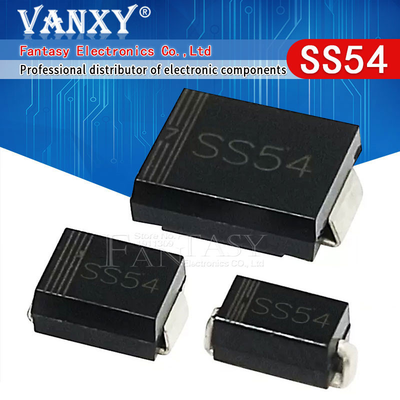 20pcs SS54 SMA SMB SMC SS540 SMD SK54 5A 40V DO-214AB Schottky diode ...
