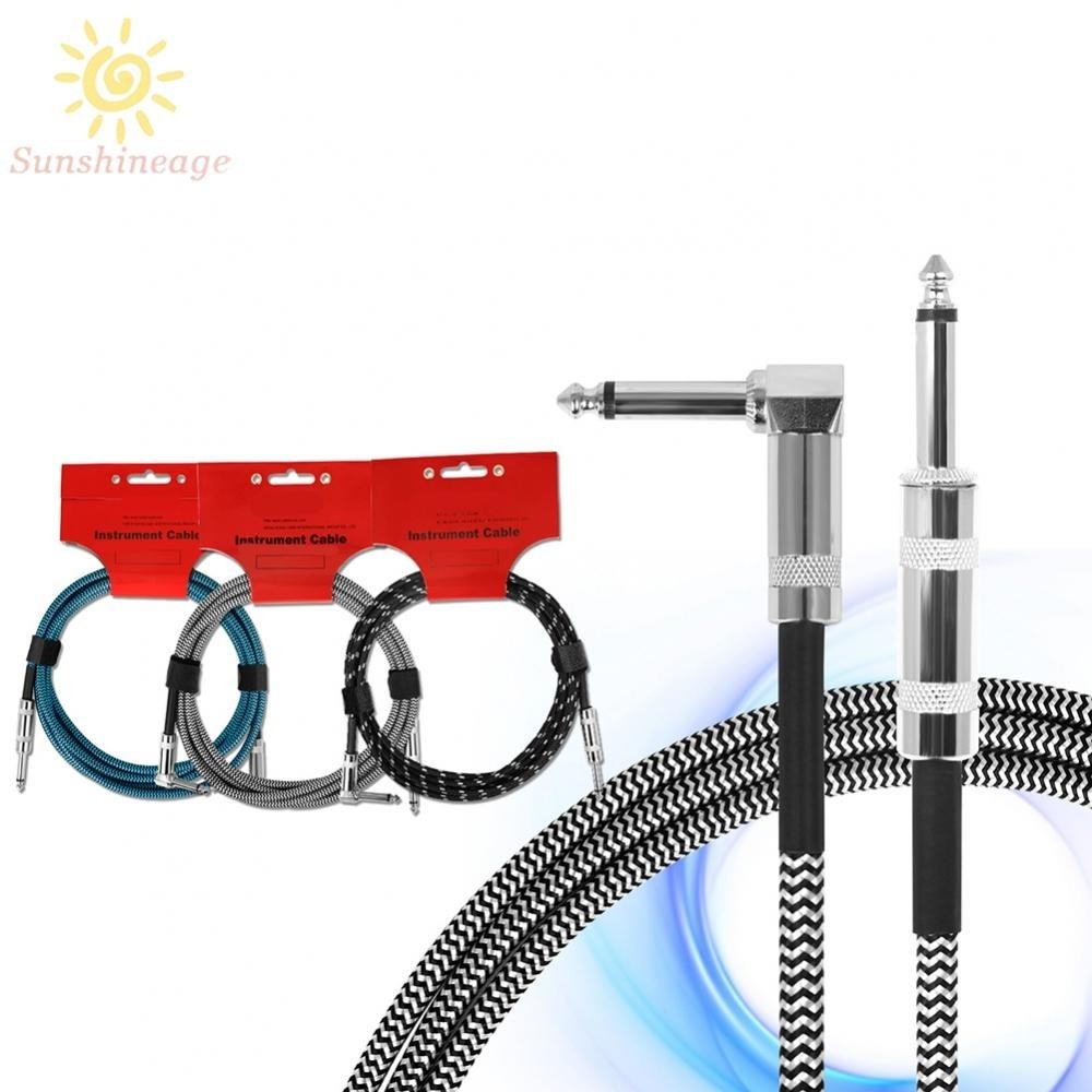 3meter Guitar Audio Cable Noiseless Audio Wire Cord For Electric Guitar ...