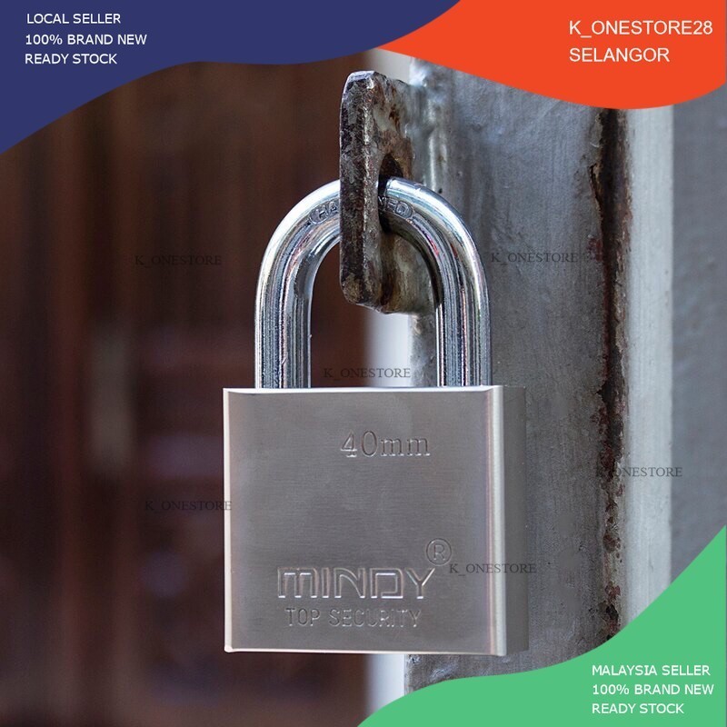 🔥Ready Stock🔥HEAVY DUTY MINDY Padlock-40mm/50mm/60mm (Kunci Mangga ...
