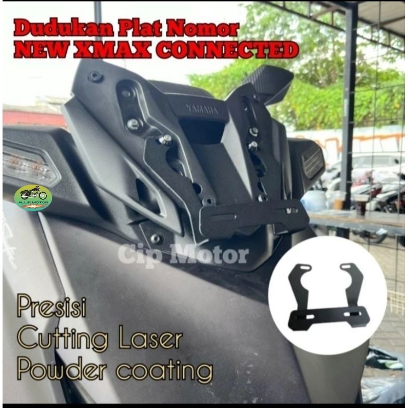 Yamaha NEW XMAX CONNECTED 2024 2023 Number Plate Holder Number Plate ...