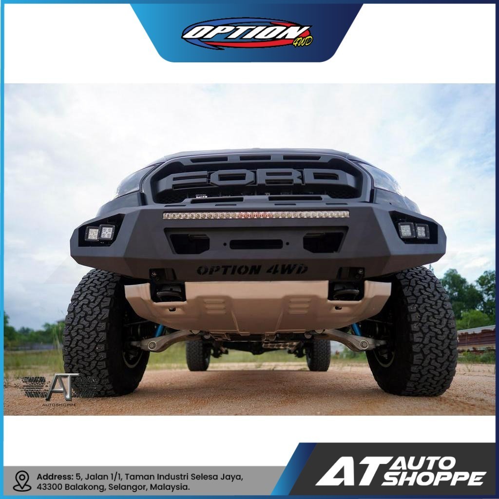 OPTION 4WD 4x4 option4wd FRONT BUMPER V2 FOR FORD RANGER RAPTOR ...
