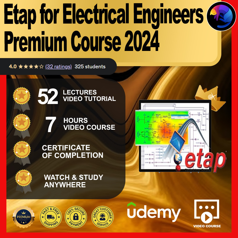[Video Course] Etap for Electrical Engineers | Shopee Malaysia