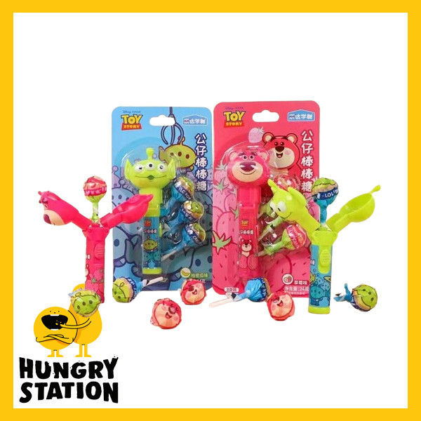 乐达学糖 公仔棒棒糖 蜜瓜&草莓 LE DA XUE TANG TOY STORY (HONEYDEW&STRAWBERRY) 24G ...