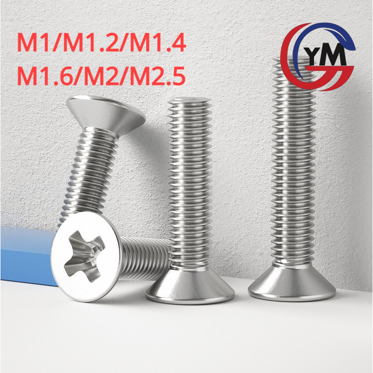 [YMH] 304 Stainless Steel Phillips Countersunk Head Screw Countersunk ...