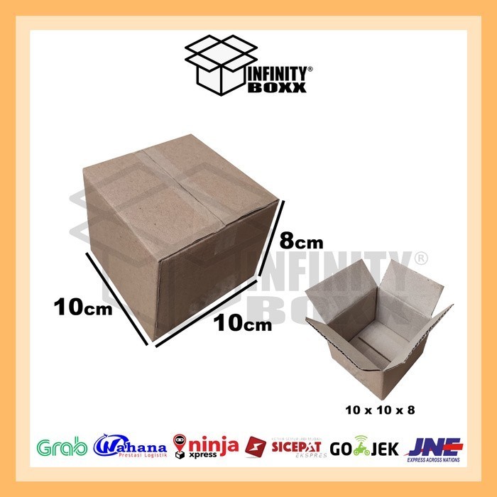New Cardboard box New packaging packing 10x9x8 cm New Plain | Shopee ...