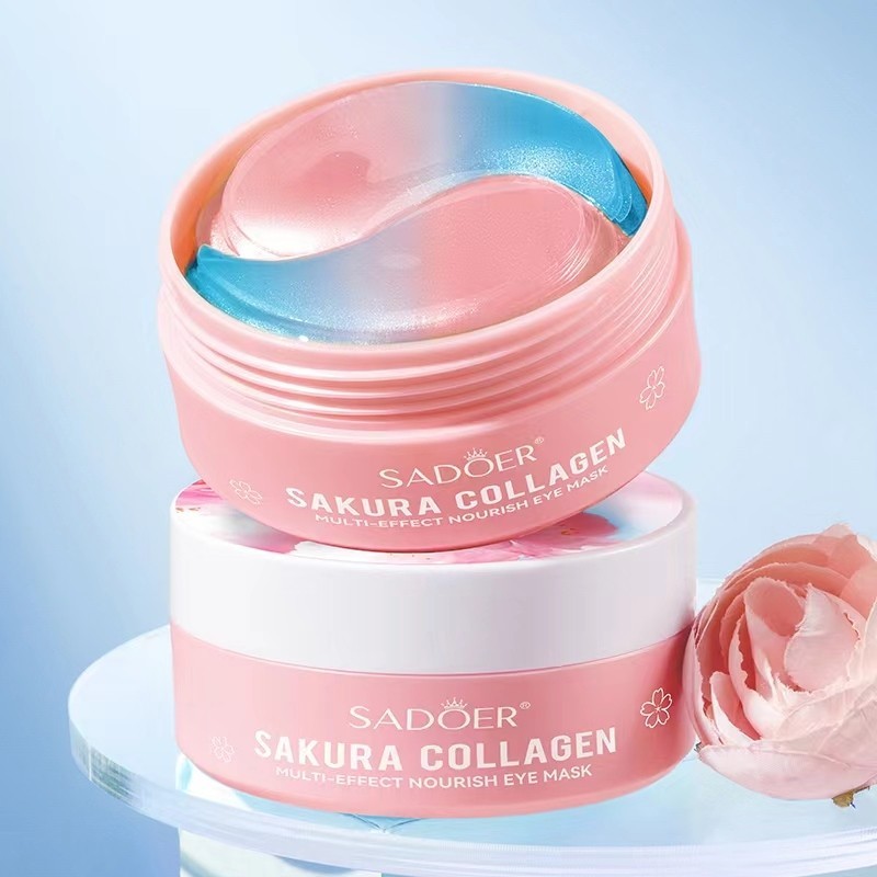 #WHOLESALE_BEAUTY Sadoer Collagen Sakura Eye Mask Anti Wrinkle Anti ...