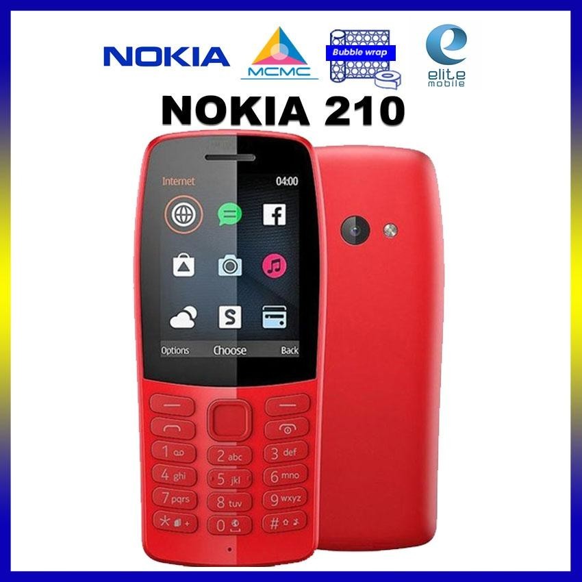 [Original] Nokia 210 Dual Sim 2G network16 MB RAM Storage (Nokia Malaysia Warranty) | Shopee ...