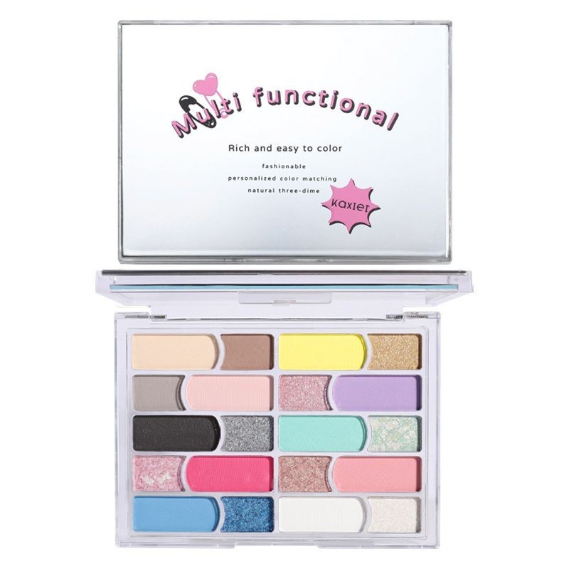 卡希尔眼影盘霓虹派对系列不飞粉 KAXIER Eyeshadow Palette Party Matte Pearlescent Long ...