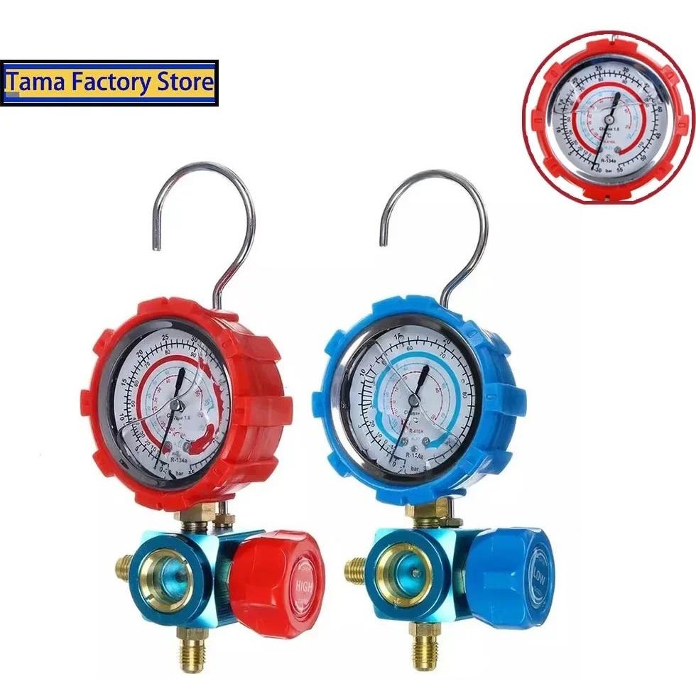 For R410A R22 R134a R404A Air Condition Gauge Refrigerants Manifold ...