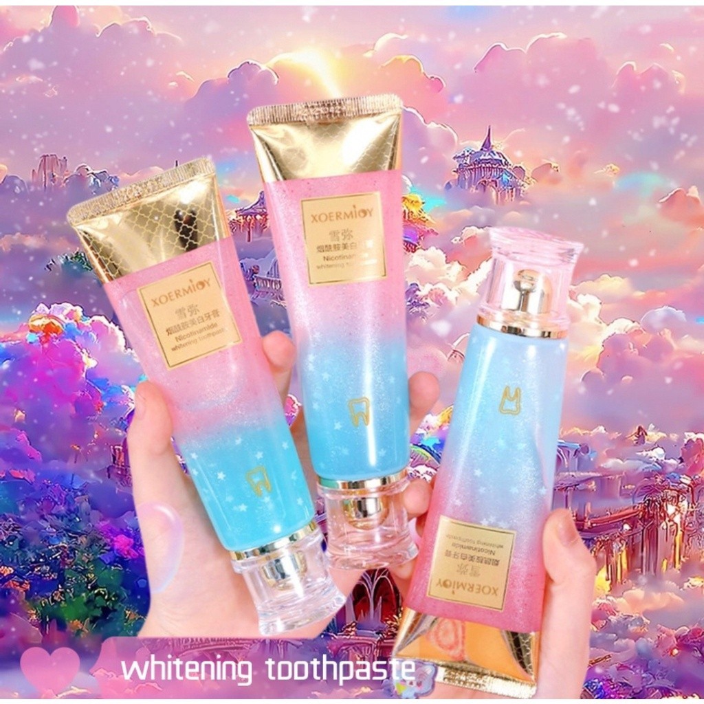 Body Aid XOERMIOY Niacinamide Whitening Tooth Paste Putih Gigi ...