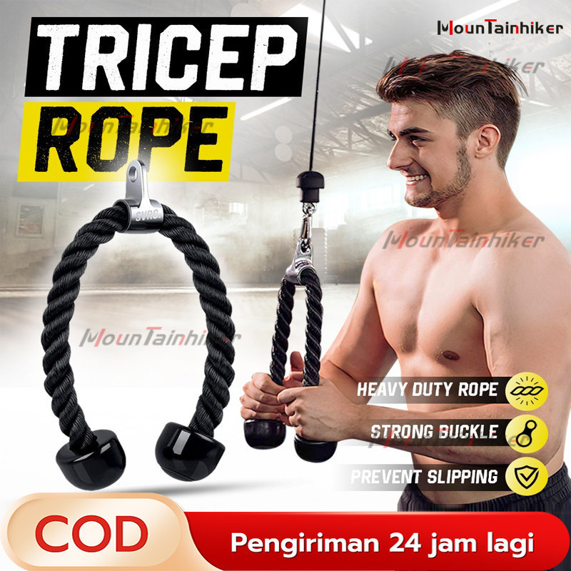 Tricep Rope - Tricep Muscle Training - Premium Tricep Rope Pull Down ...