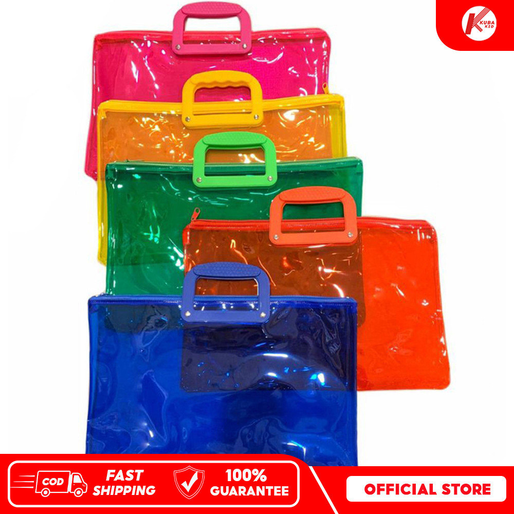 Kuba Expanding Plastic Envelope with Handle and Zipper Lock 1pc (Random ...