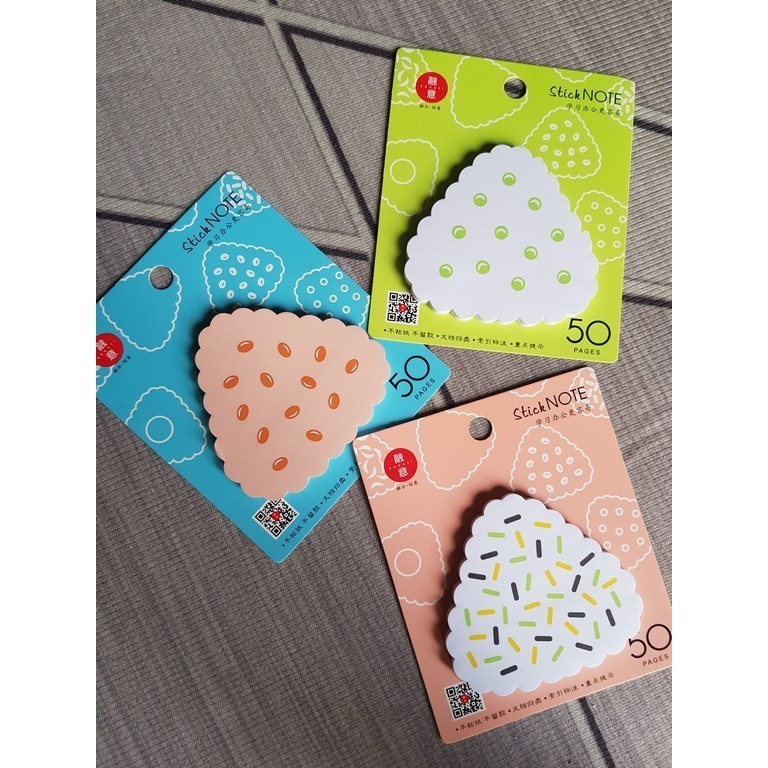 PERALATAN Kiara Stick Note Triangle 50 Sheets/Sticky Note Cute Motif 50 ...