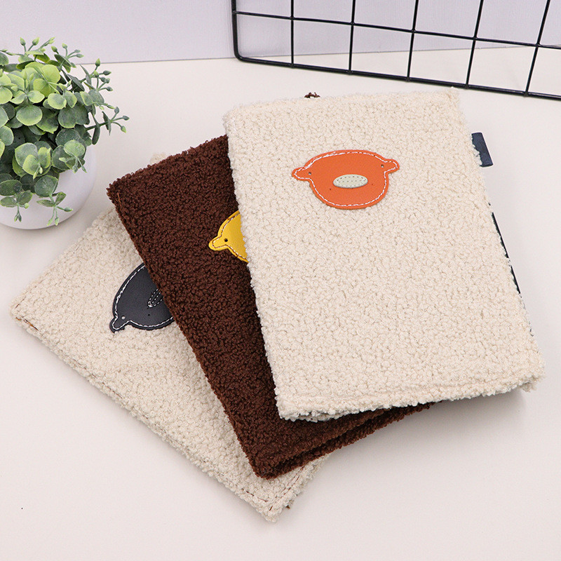 Reka cipta asli musim sejuk kasmir domba panel rata penutup kartun ...