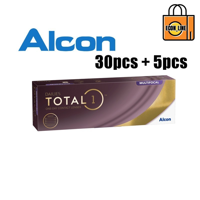 (30 PCS + 5 PCS) Alcon Dailies Total 1 Multifocal Lens Daily Disposable ...