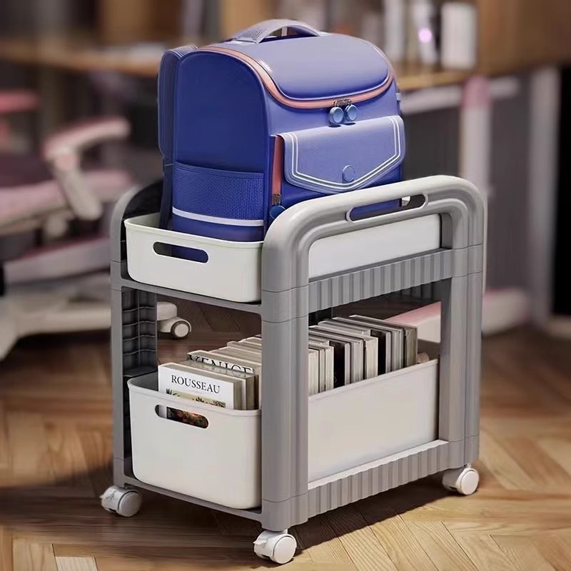 Schoolbag Storage Rack Storage Rack Household Movable Under Desk ...