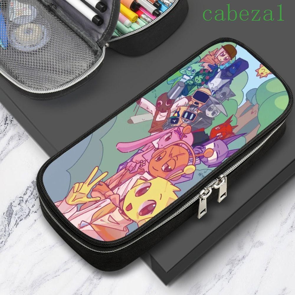 CABEZA Music Game Pencil Case, Zipper Large Capacity Incredibox Sprunki ...