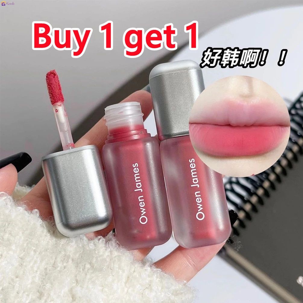 [buy 1 Get 1]owen James Lip Glaze Matte And Long-lasting Velvet Lip ...