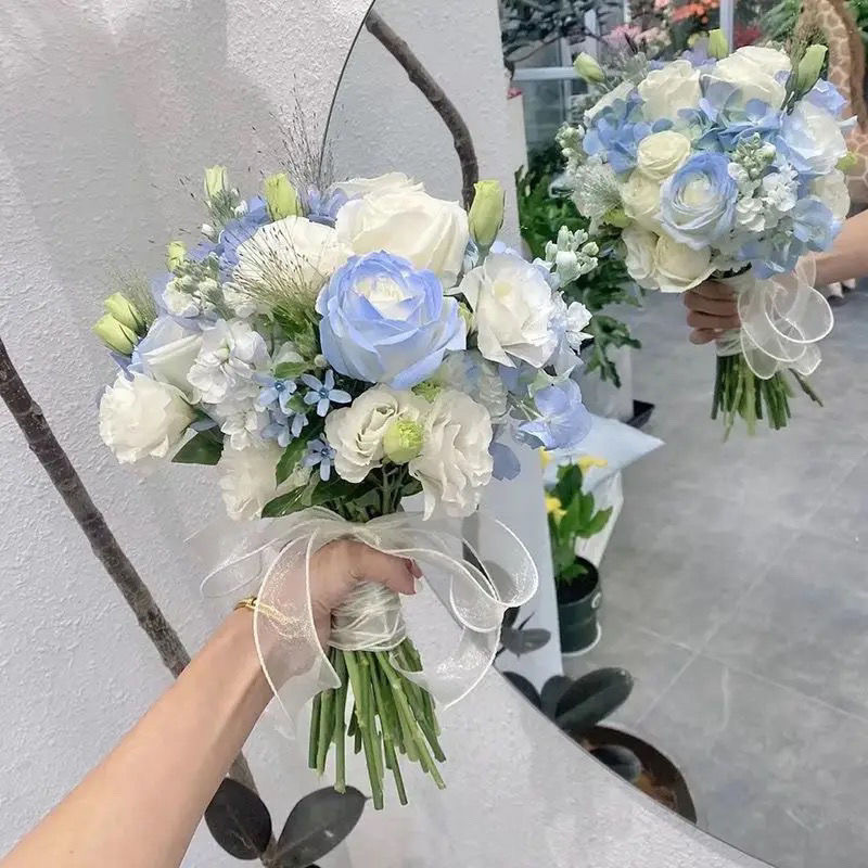 2025 New perkahwinan Bunga wanita bunga tangan pengantin hand bouquet ...