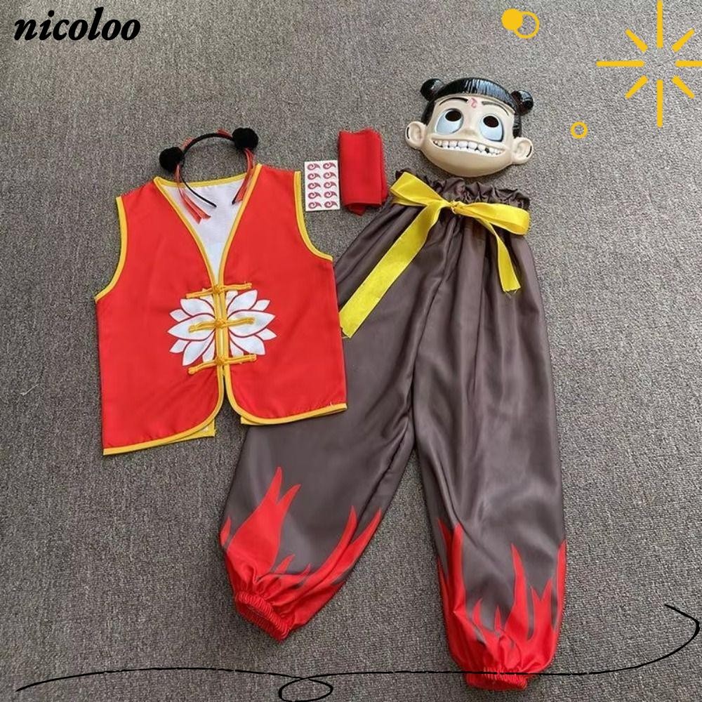 NICOLOO Nezha , Cloth Nezha Movie 2 Nezha Cosplay Costume, High Quality ...