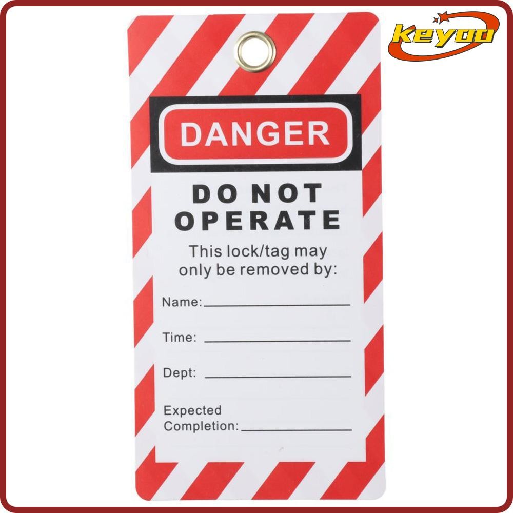 [KEYOO] Danger Do Not Operate Tags, PVC 16.4*9.5 cm/6.5*3.7 inches ...