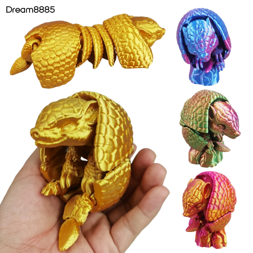 Mini Pangolin Figure Flexible Pangolin Toy Adorable 3d Printed Pangolin ...