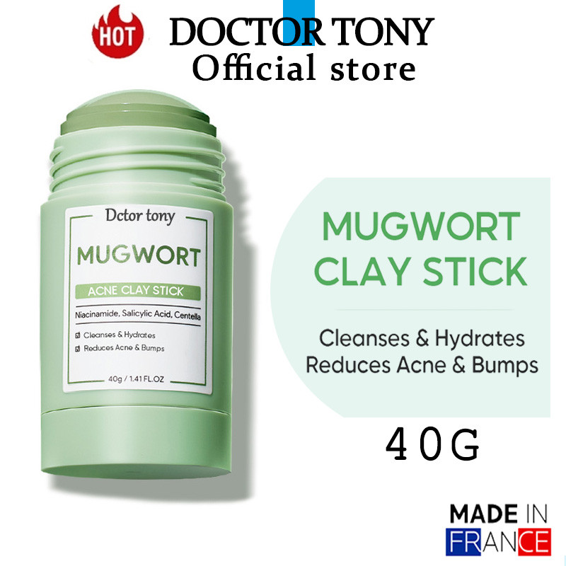 OFFICIAL Mugwort Acne Clay Mask Stick Anti Pores & Acne Clay Mask Face ...